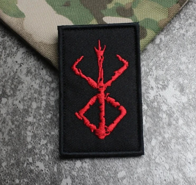 Berserk: Brand of Sacrifice Logo Hook & Loop Patch | ChimpLoot.com