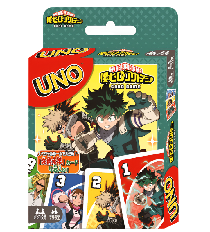 My Hero Academia UNO Card Game | ChimpLoot.com